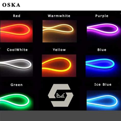 Promo Promo Lampu Led Neon Flex Neon Flexible Strip Light M Dc V Oska Biru Diskon