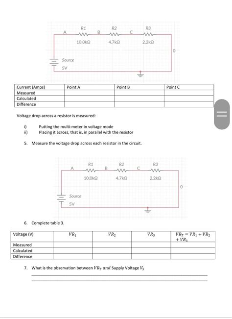 Solved Series Circuit Procedure Test Each Resistor Chegg