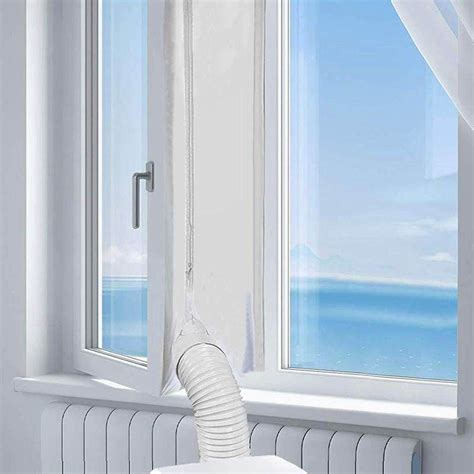 Airlock Window Seal For Flexible Cloth With With Zip And Adhesive Fastener Exhaust Hose