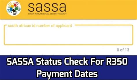 SASSA Status Check SRD Payment Dates Srd Application