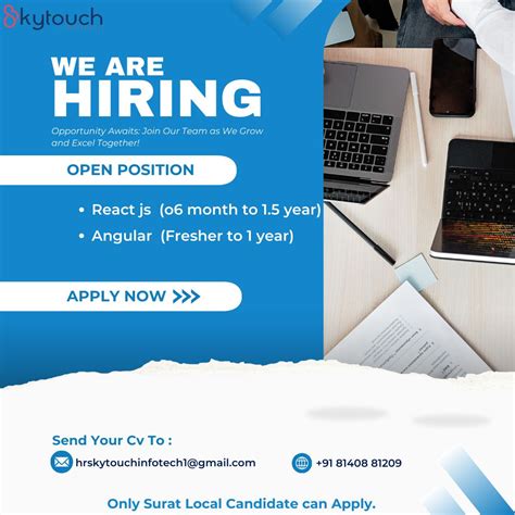 Skytouch Infotech Llp On Linkedin Hiring Hiring Hiring Indiajobs