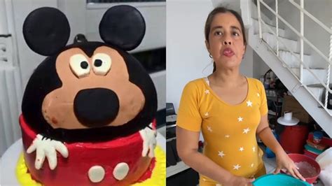 Panadería De Fallida Torta De Mickey Mouse Se Defiende Tras Video Viral