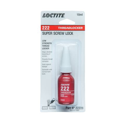 Loctite 222 10ml Threadlocker Adhesive Bunnings Warehouse