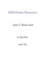 Principles Of Macroeconomics Lecture Topics Covered Final Course Hero