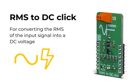 Rms To Dc Click Accurate Signal Conversion For Your Projects