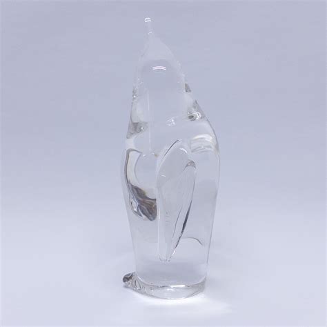 Steuben Crystal Penguin Figurine