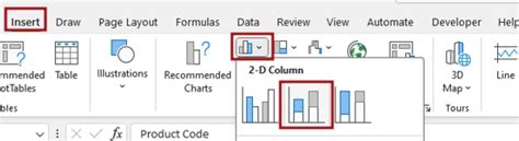 How To Create Custom Column Chart In Excel