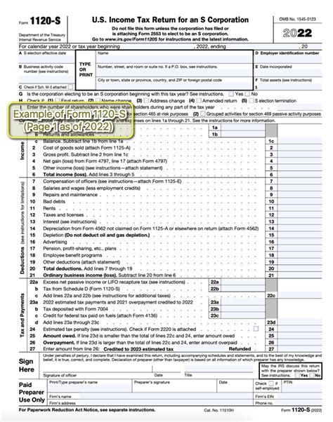 How To Fill Out Form 1120 S Huddleston Tax Cpas