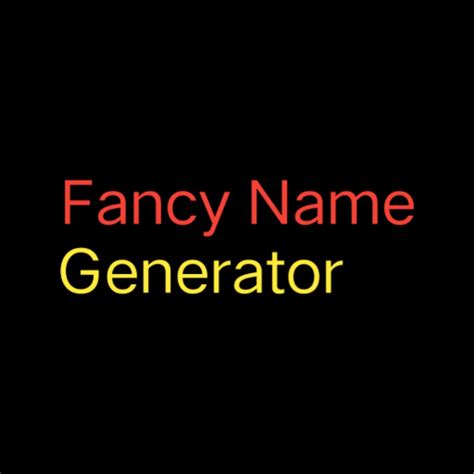 Sketchub Fancy Name Generetor
