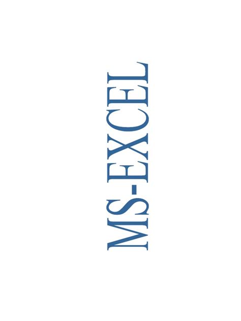 Excel Lab Manual Pdf Worksheet Microsoft Excel