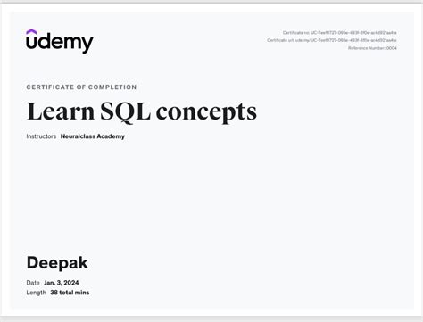 I Earned My Sql Certification Deepak Mahajan Posted On The Topic
