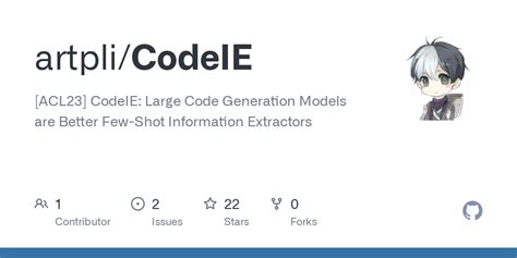 Github Artplicodeie Acl23 Codeie Large Code Generation Models Are Better Few Shot