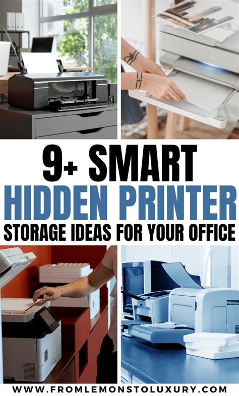9 Secret Hidden Printer Storage Ideas That Transform Your Office