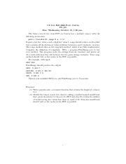 PS Pdf CS Fall Prof Calvin PS Due Wednesday October Pm The Binary