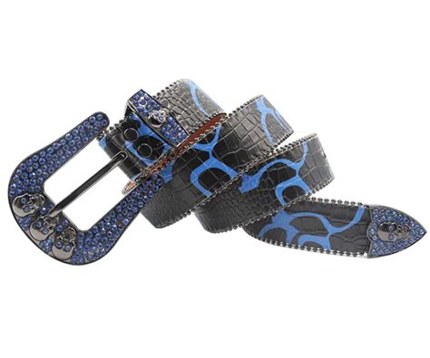 Lychee Aura Leather Belt With Sparkling Alloy Buckle