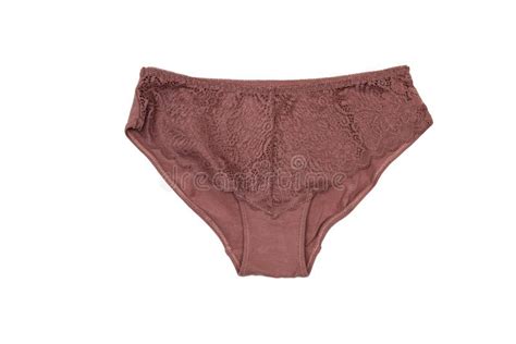 Pink Cotton Pantie Isolated On A White Background Stock Image Image