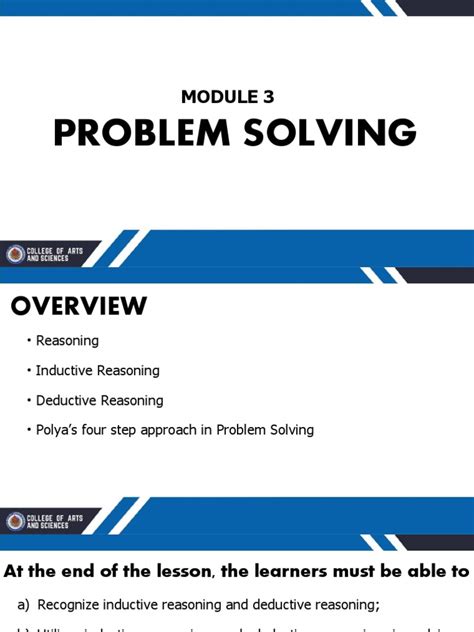 Module 3 Problem Solving Pdf