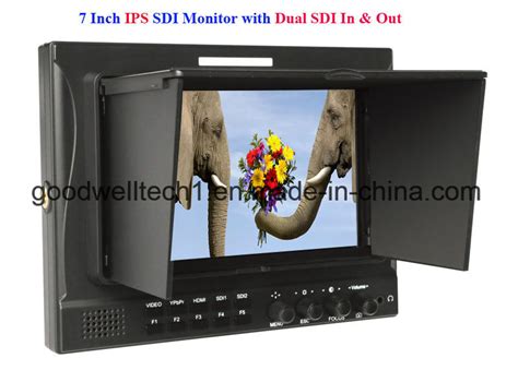 Dual 3G Sdi Input 7 Monitor IPS Panel With With Waveform Vectorscope RGB Histogram 7 Monitor