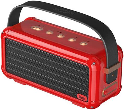 Divoom Mocha Retro Portable Bluetooth 5.0 Speaker, With 40W Stereo ...