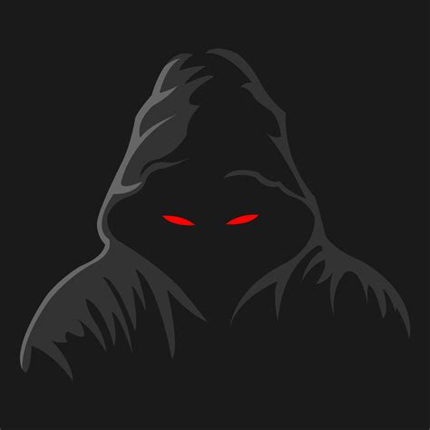 Creative Hacker Logo Templates Design Vectorsilhouette Of A Character