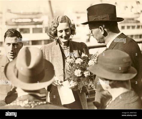 Beryl Markham 1902 1986 On Her Arrival Back In The Uk Aboard The