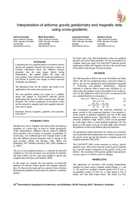 Pdf Interpretation Of Airborne Gravity Gradiometer Agg And Magnetic Data In The Cuvette