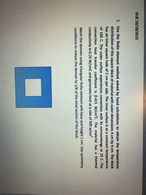 Solved Use The Finite Element Method Solved By Hand Chegg