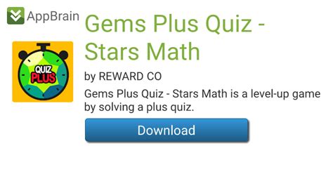 Gems Plus Quiz Stars Math For Android Free App Download