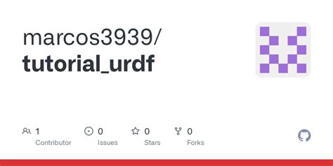 Github Marcos Tutorial Urdf