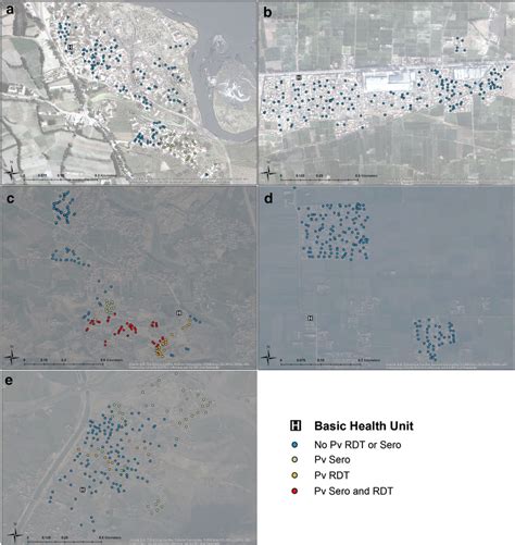 Results Of Spatial Clustering Using Multiple Outcomes For Plasmodium