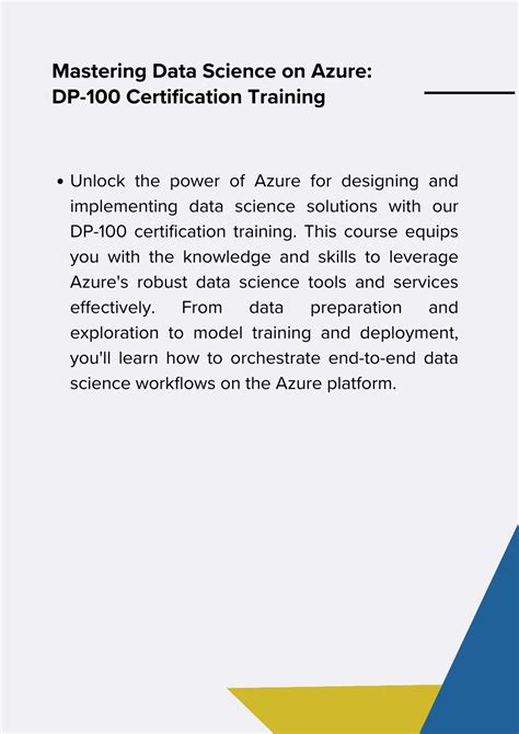 Ppt Dp 100 Design And Implement Data Science Solution On Azure Powerpoint Presentation Id