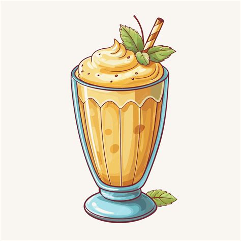 Lassi Vector Drink Drawing Style Premium Ai Generated Vector