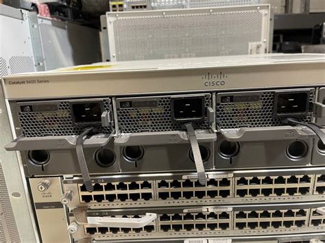 Cisco Catalyst 9400 Series Switch C9407r 2x C9400 Sup 1 5x C9400 Lc 48u Ebay