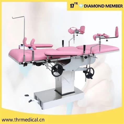 Medical Hydraulic Obstetic Bed Gynecology Examination Bed Operating Table Delivery Bed And