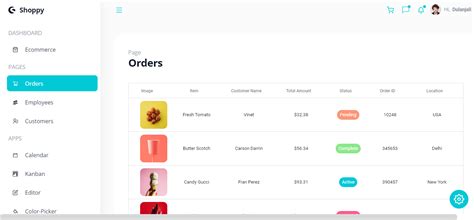 React Js Admin Dashboard Behance