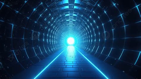 3d 렌더링에서 빛나는 빛이 있는 파란색 이진 터널 배경 코딩 배경 프로그래밍 배경 인터넷 기술 배경 일러스트 및 사진 무료 다운로드 Pngtree