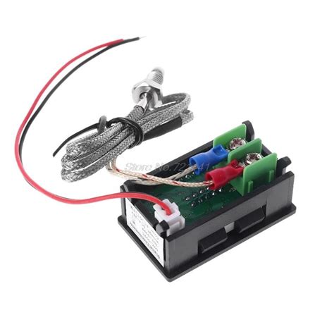 Dual Digital Led Display Thermometer K Type Indust Grandado