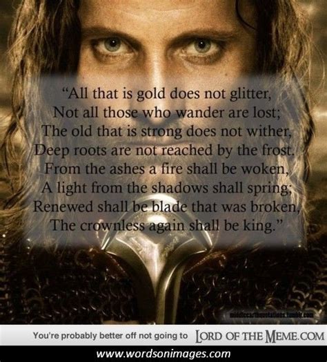 Lord Of The Rings Movie Quotes Quotesgram
