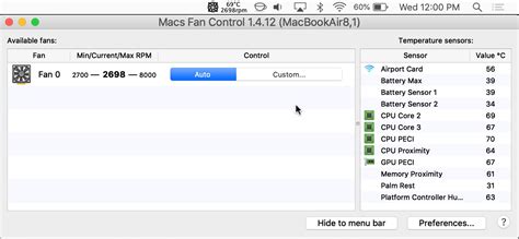 How To Adjust Mac Fan Speed Manually With Macs Fan Control