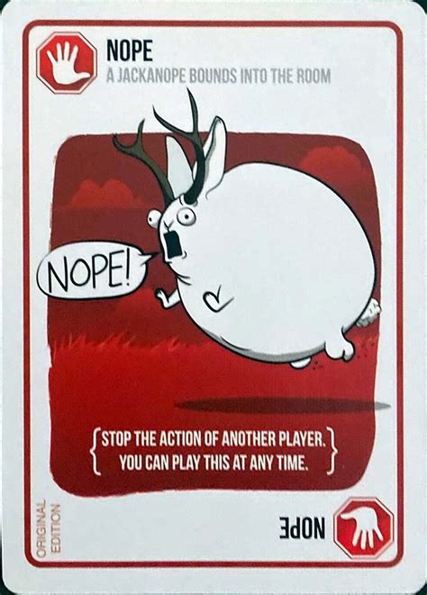 Nope Card Exploding Kittens Wiki