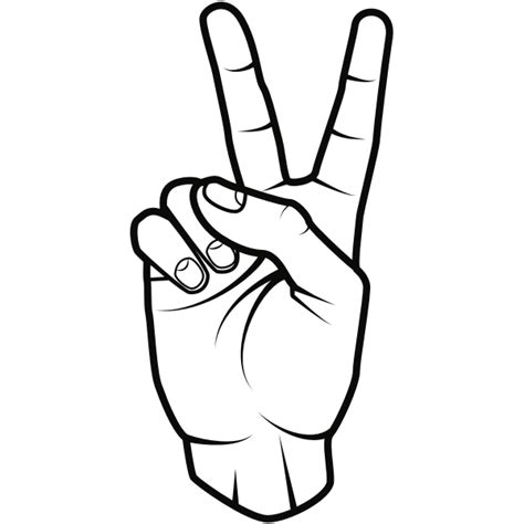 Learn How To Draw Peace Sign Hand Symbols Step By Step Artofit