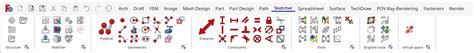 Ribbon Ui Missing Short Name For Commands · Issue 10639 · Freecad