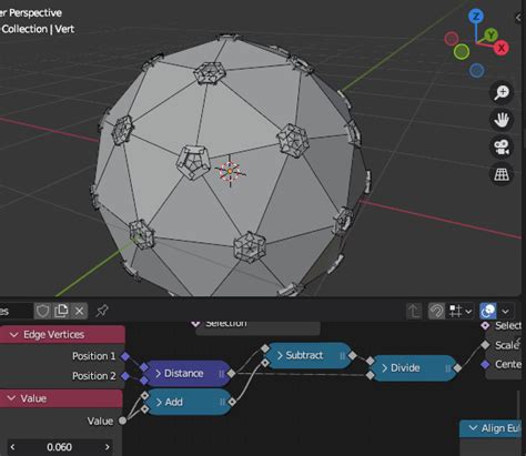 dyamically keep edge aligned instances a fixed specified distance from main geometry edge