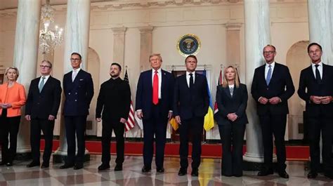 ထရမ့်၊ ဇလန်းစကီး နဲ့ ဥရောပခေါင်းဆောင်တို့ ဝါရှင်တန်မှာတွေ့ဆုံမှု ထူးခြားချက် Bbc News မြန်မာ