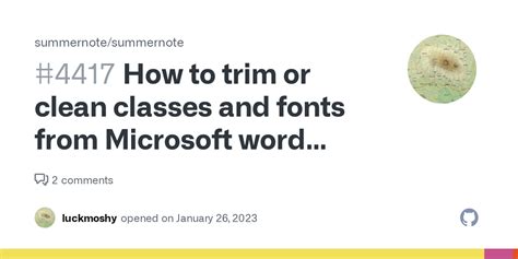 How To Trim Or Clean Classes And Fonts From Microsoft Word And Other Office Editors In
