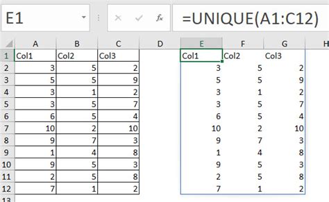 How To Refer To A Column In A Spill Range A4 Accounting