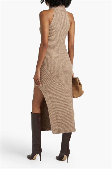 Nicholas Kiandra Ribbed Knit Turtleneck Midi Dress The Outnet