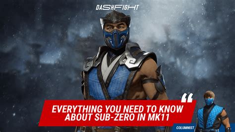 Everything You Need To Know About Sub Zero Dashfight