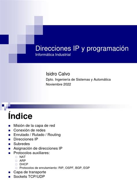 Direcciones Ip Subredes Y Protocolos De Enrutamiento Una Introducción Integral Pdf