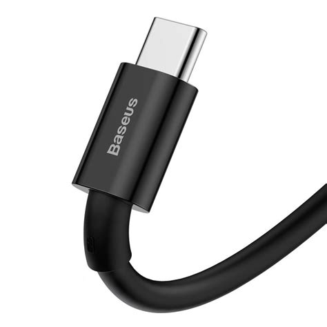 Baseus Superior Series Fast Charging Data Cable Usb To Type C W M Black Baseus Pakistan